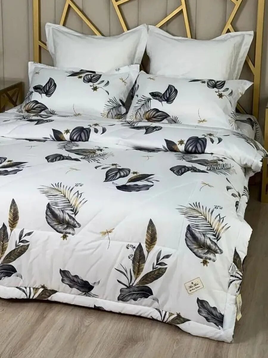 Комплект постельного белья "Miss Mari" Classic Collection, с одеялом, евро, 2-спальная, хлопок, вискоза — фото 1