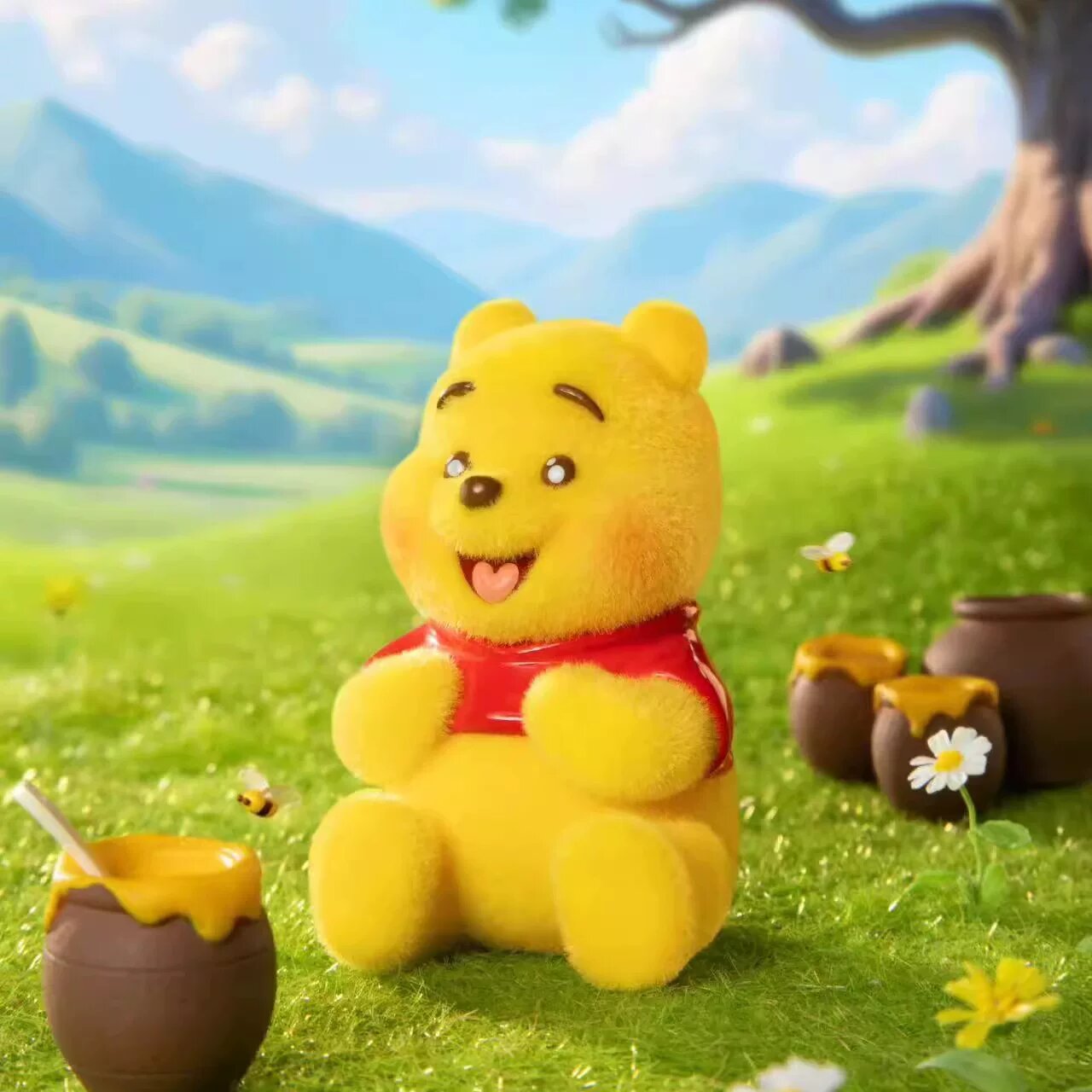 Новая серия фигурок TOPTOY Disney Winnie the Pooh Expression Pack: милые настольные украшения в подарочной коробке