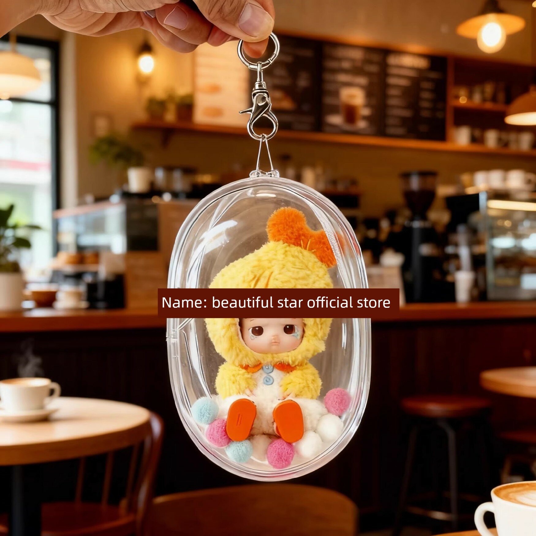 Подходит для серии сумок Bubble Mart HACIPUPU Little Craving Bag: защитный чехол для куклы Daily Apple HD, пылезащитный
