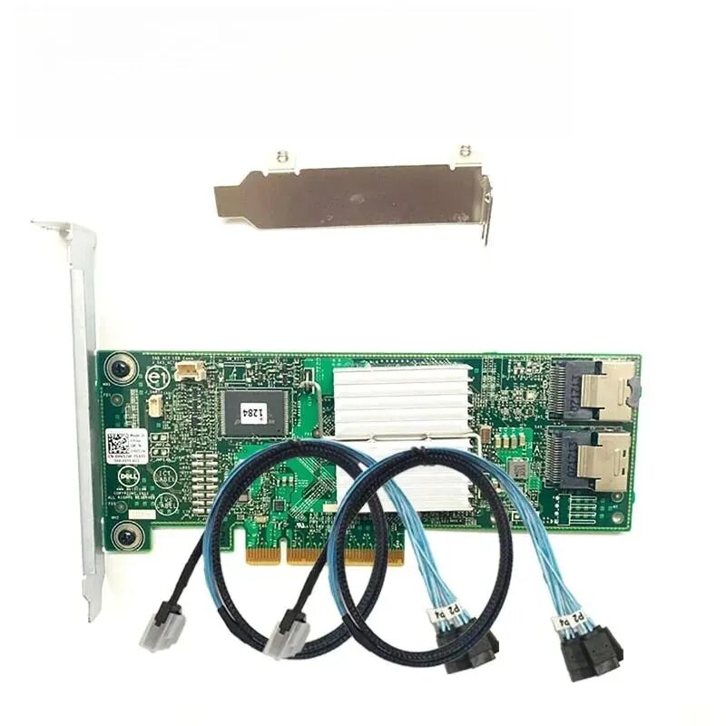Для Dell H310 6Gbps SAS HBA FW: P20 9211-8i IT режим ZFS FreeNAS unRAID 2* SFF SATA