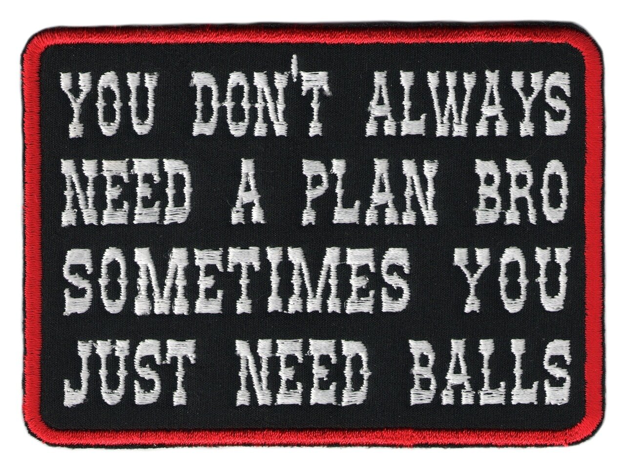 Планка NEED BALLS шеврон нашивка патч