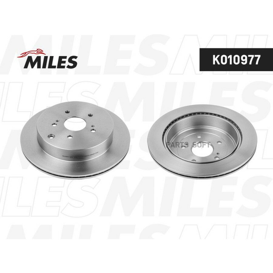 MILES K010977 Диск тормозной SUZUKI GRAND VITARA 1.6-3.2 05- задний вент. ()