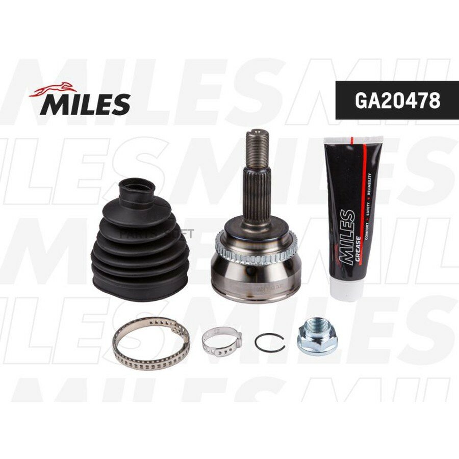 MILES GA20478 ШРУС TOYOTA COROLLA 1.8 02- нар.(ABS) ()