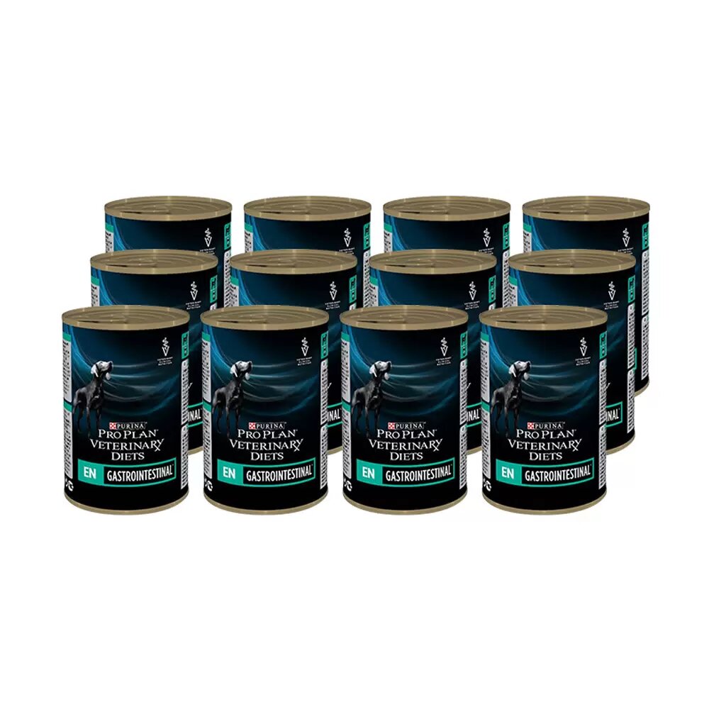 Корм для собак Pro Plan Veterinary Diet EN, влажный, для ЖКТ, 400 г, 12 шт
