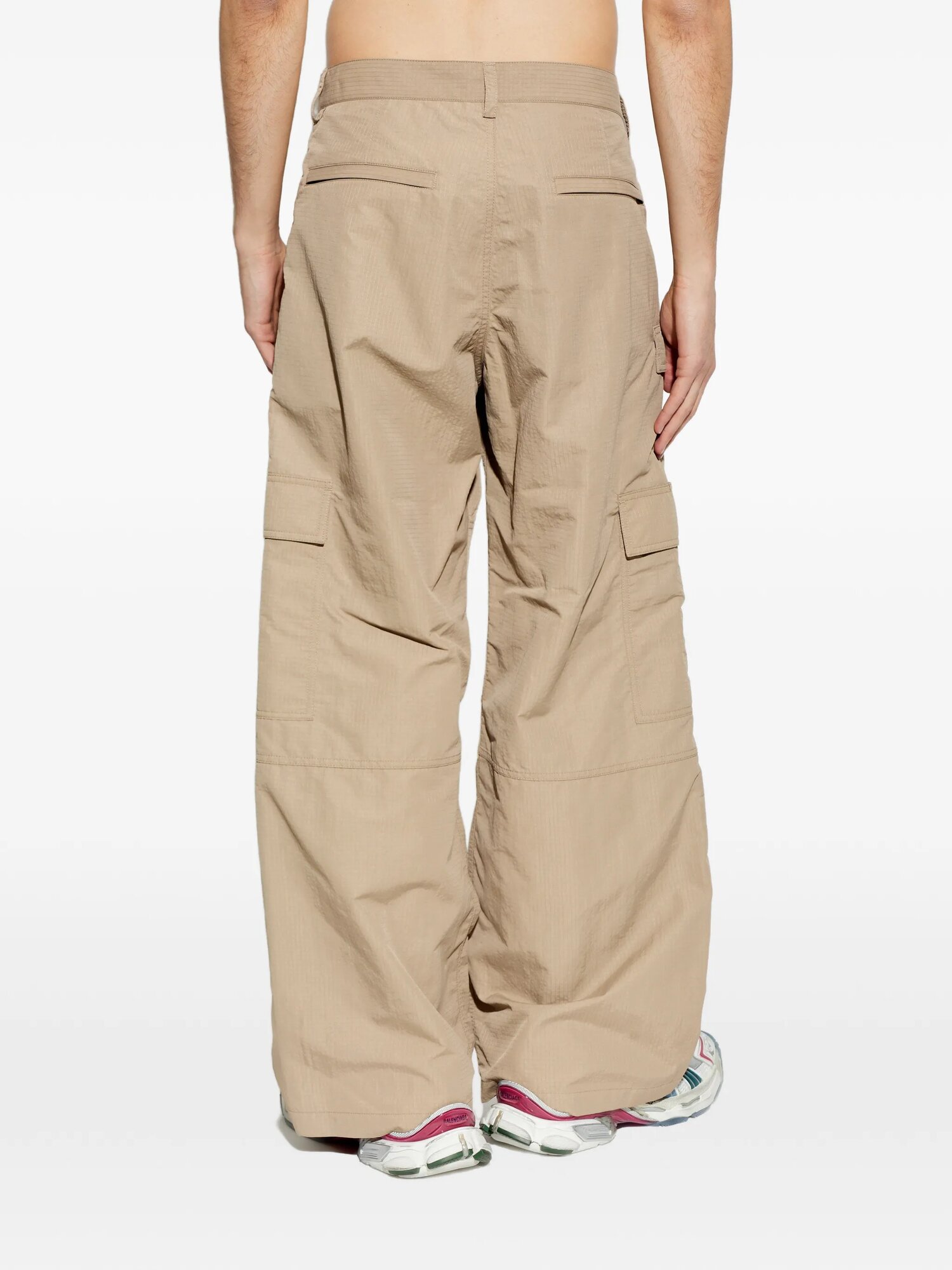 Брюки карго BALENCIAGA Ripstop-texture cargo pants, размер 48, разноцветный — фото 1