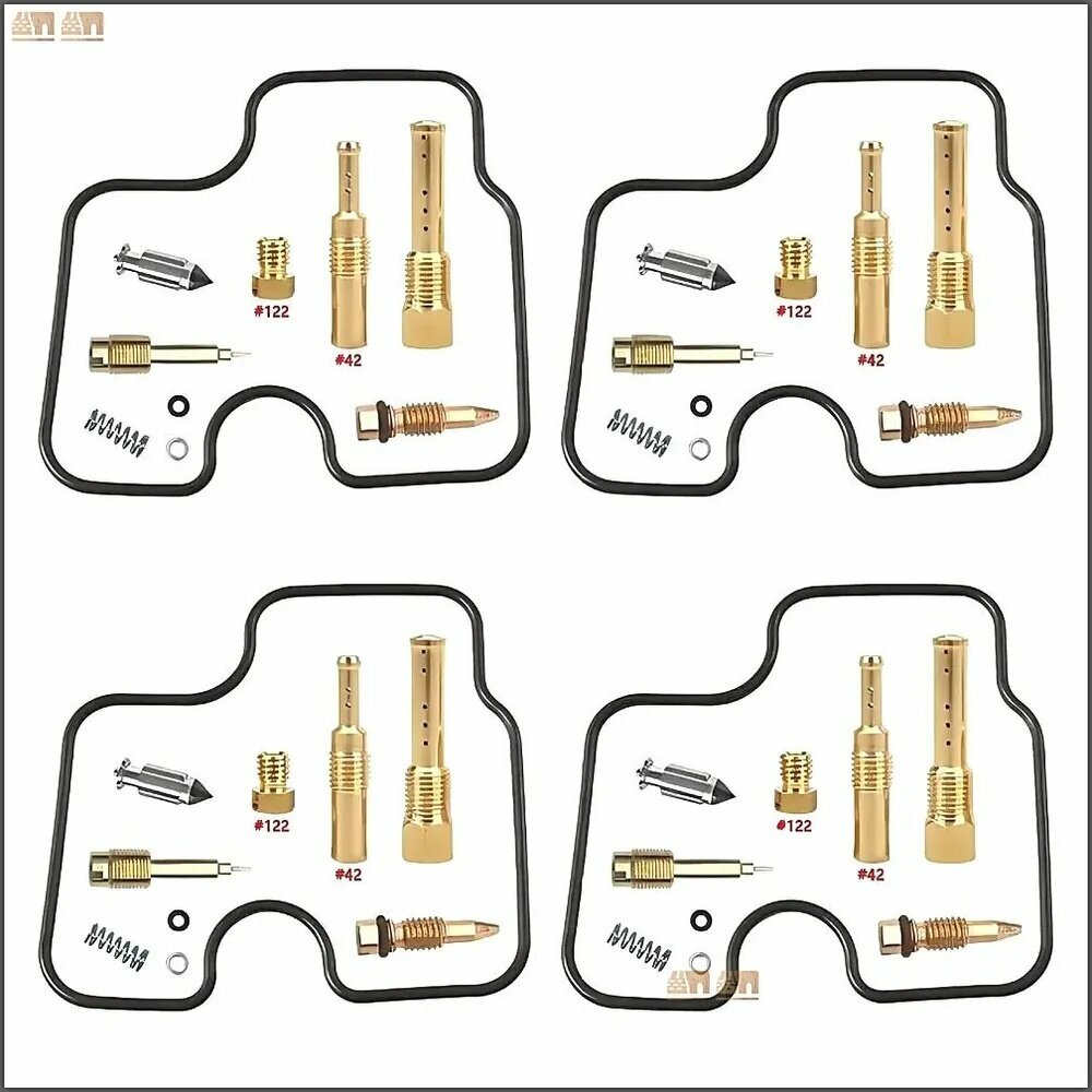 Ремкомплект карбюратора 4х карбюраторов Honda CBR1000F CB1000 VFR750F VF750. 1987-1997 гг.