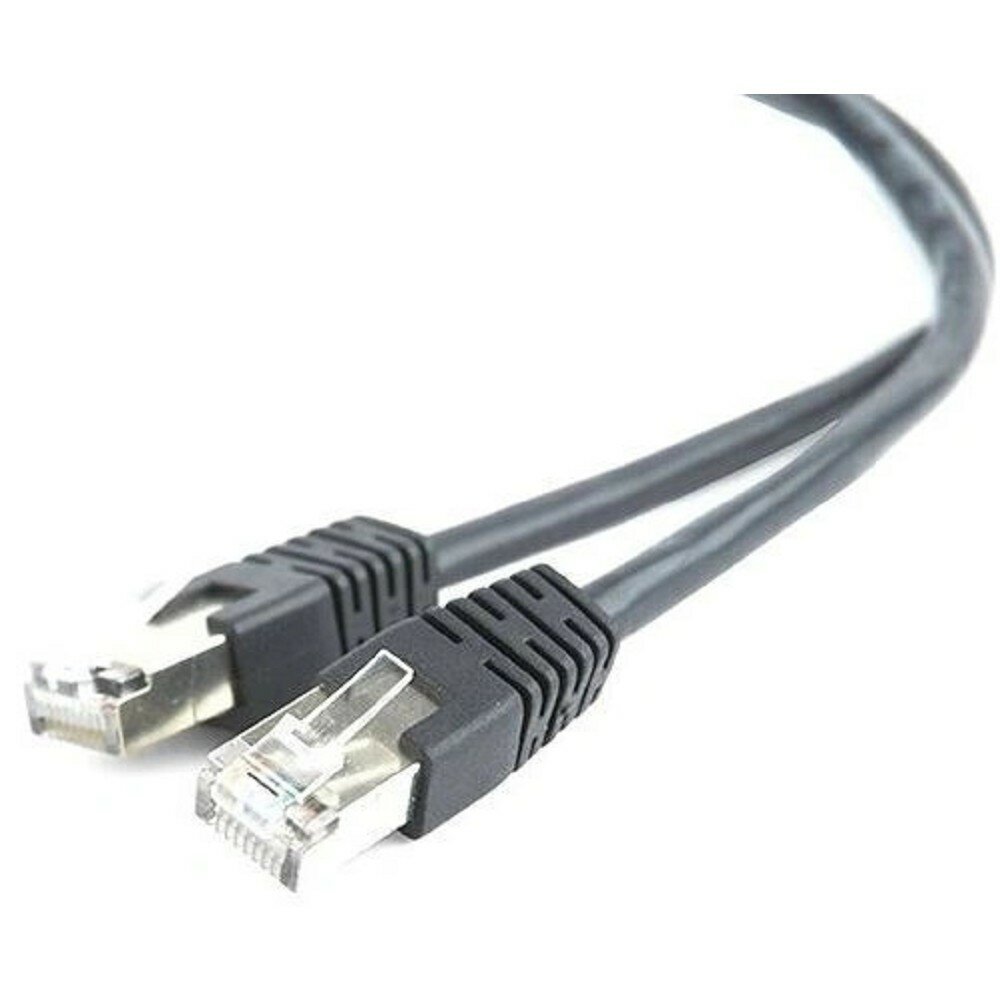 Bion Кабель Патч-корд U UTP, Cat.5e, AWG 26 7 0,16мм, CCA, многожильный, PVC, 2м, черный, BPC-U5E101-2M-BK