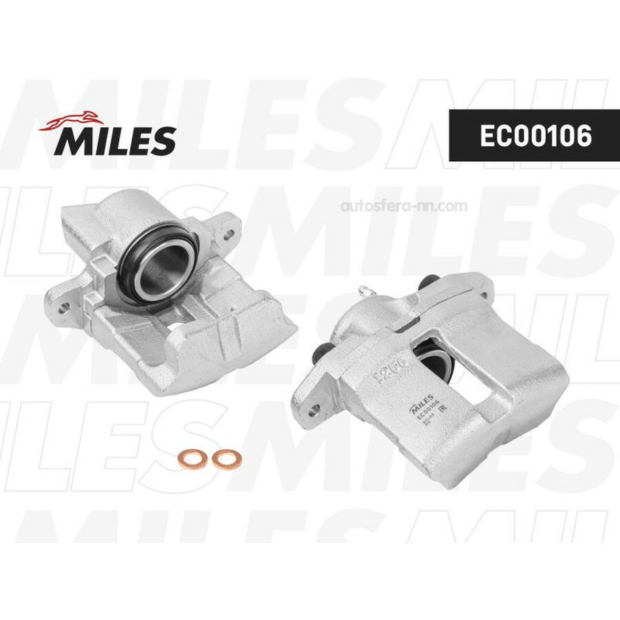 MILES EC00106 Суппорт торм. RENAULT LOGAN/CLIO II/MEGANE пер. лев. вент. диск