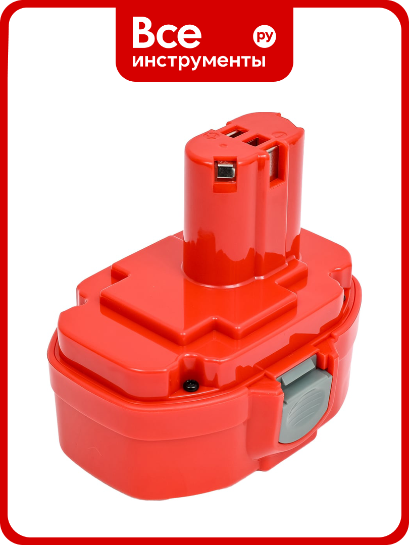 Аккумулятор AMPERIN Ni‑Cd 18 В для Makita, совместимый с аккумуляторными дрелями, повышенной емкостью, прочный корпус