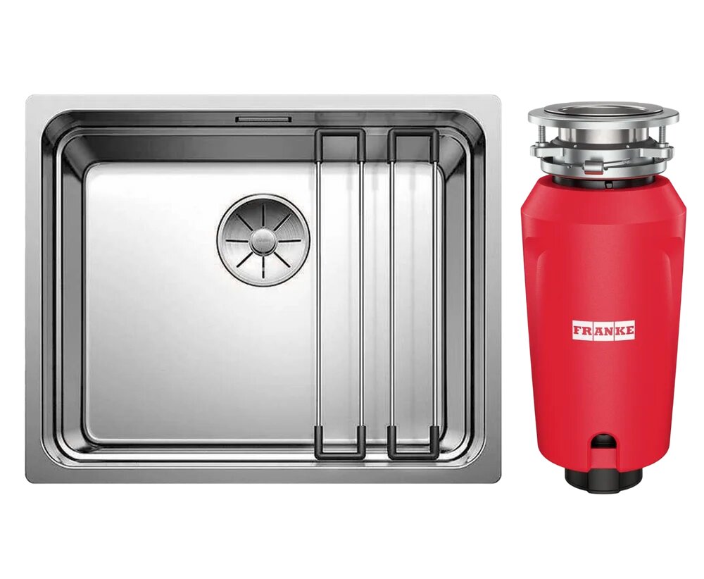 Комплект Мойка Blanco Etagon 500-U 54x44, сталь, нержавеющая сталь / Измельчитель Franke 134.0715.094 механический