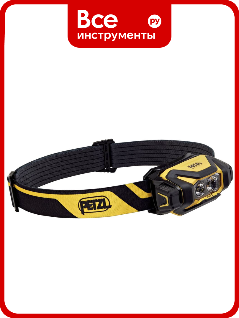 Фонарь налобный Petzl PIXA E120AA00, IP68, 12 часов работы, 450 лм, 3 батарейки AAA
