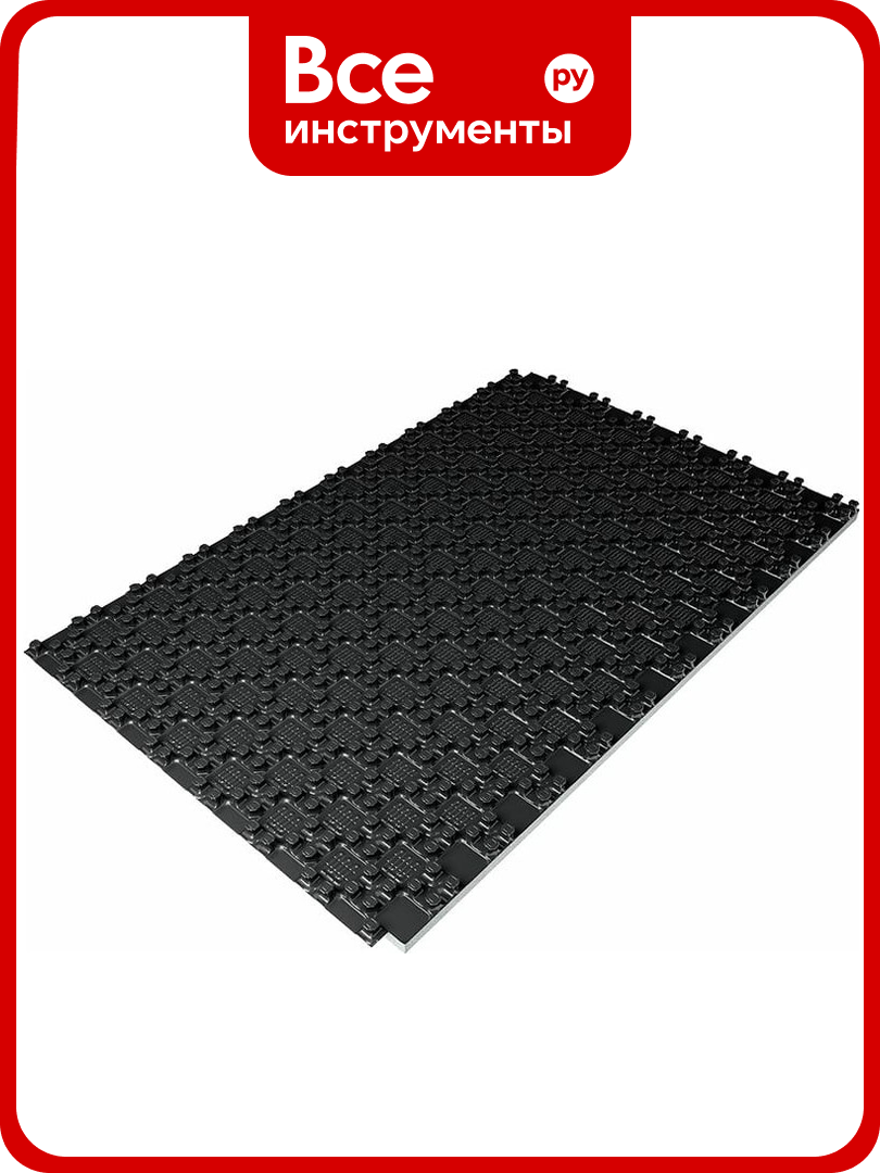 Плита Energoflex Energofloor Pipelock, 30/0,7-1,1 DES-sg, чёрный (упаковка 10 шт) EFRP300/71/1PLK