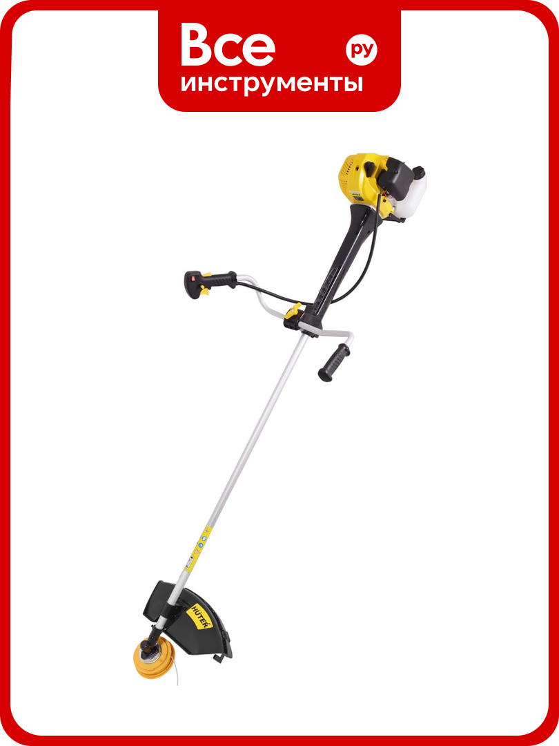 Бензиновый триммер с антивибрационной системой Huter GGT-2900T PRO 70/2/30, 2900 Вт, пластик