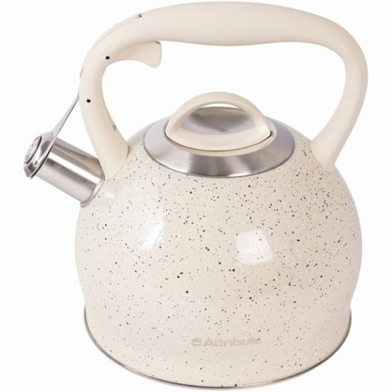 Чайник Attribute GRANITE cream 3л со свистком AKG003-CR