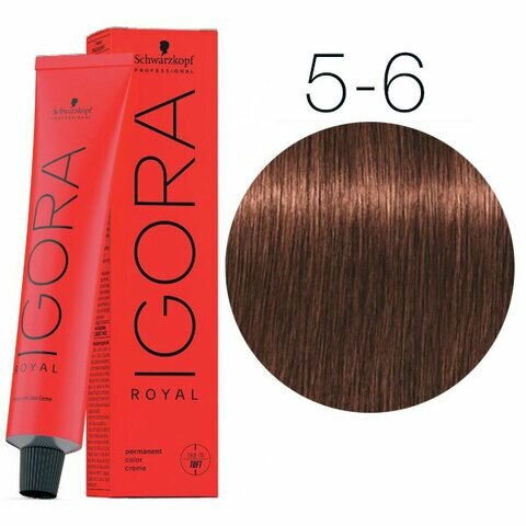 Schwarzkopf IGORA ROYAL 5-6 Светло-коричневый шоколадный Краска для волос 60 мл