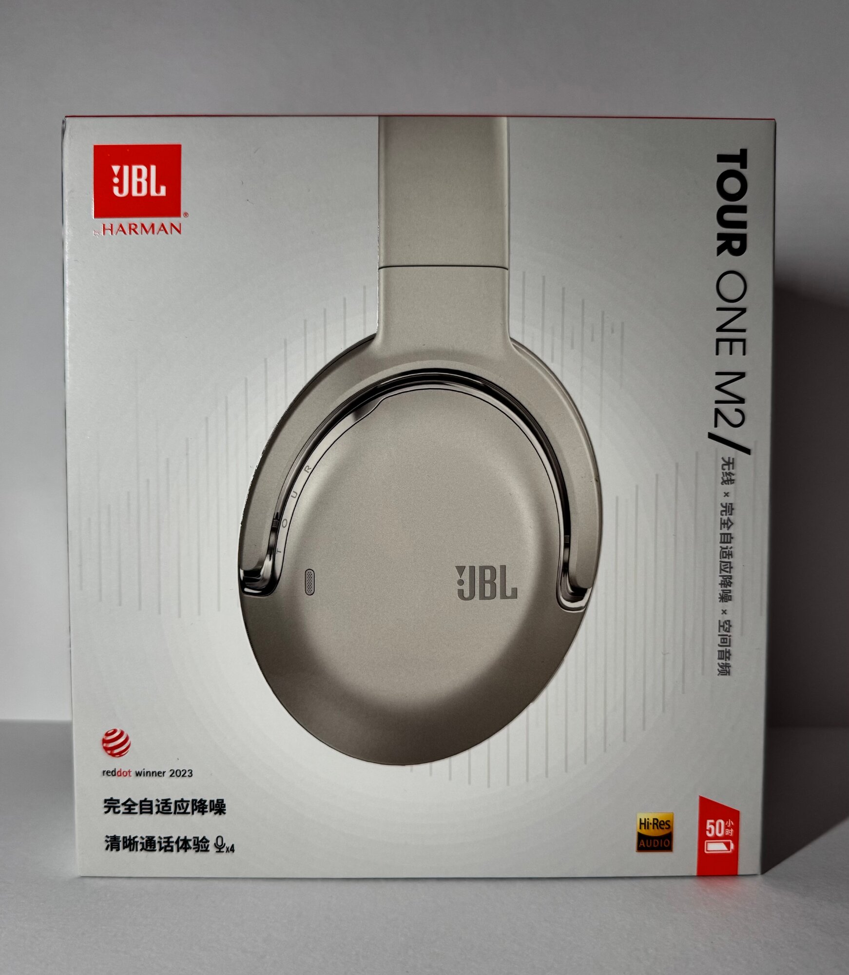 Беспроводные наушники JBL Tour One M2, Silver