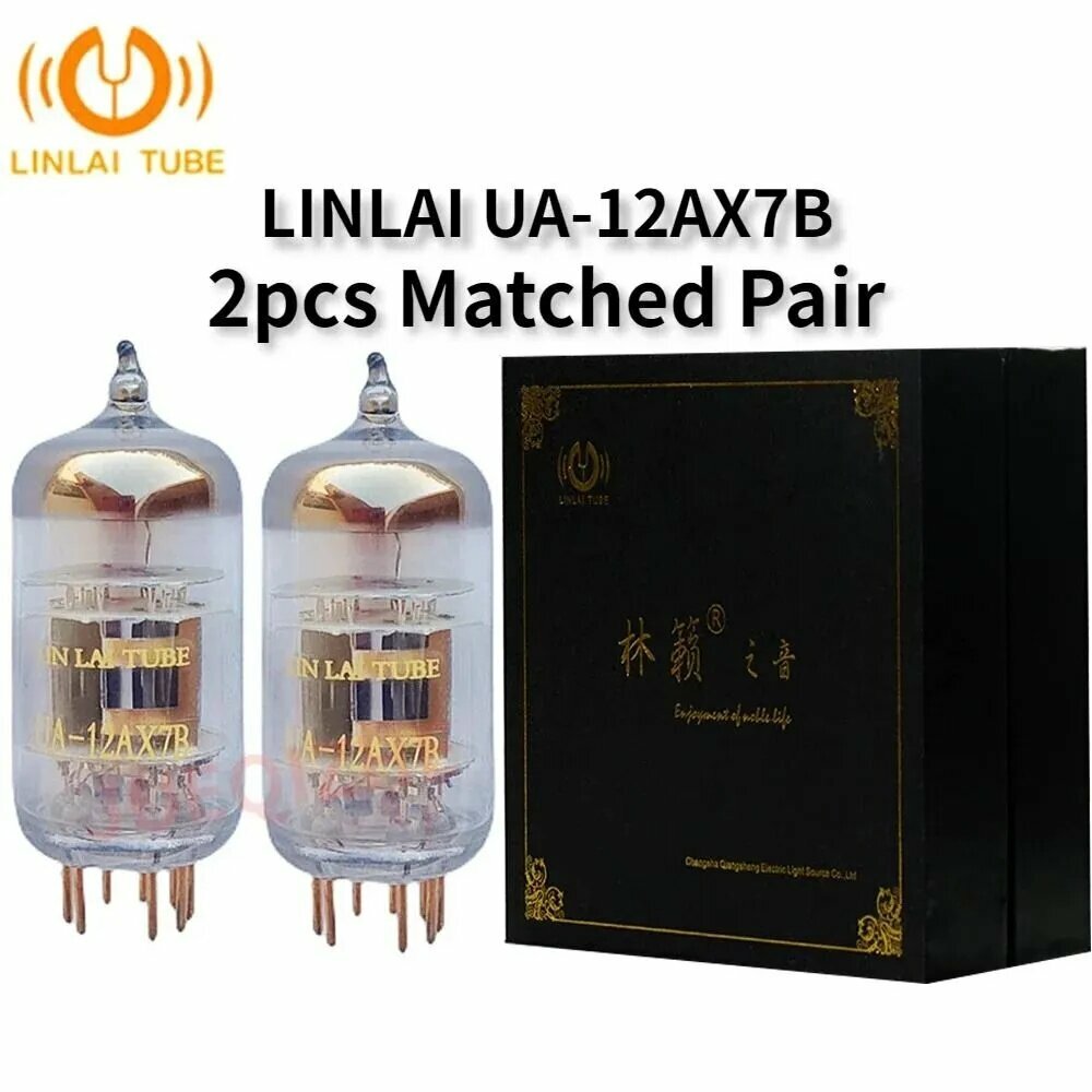 Радиолампа UA 12AX7B LINLAI ,2 шт.