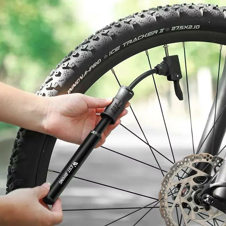 Насос ручной велосипедный West Biking, YP0711133, материал Алюминий