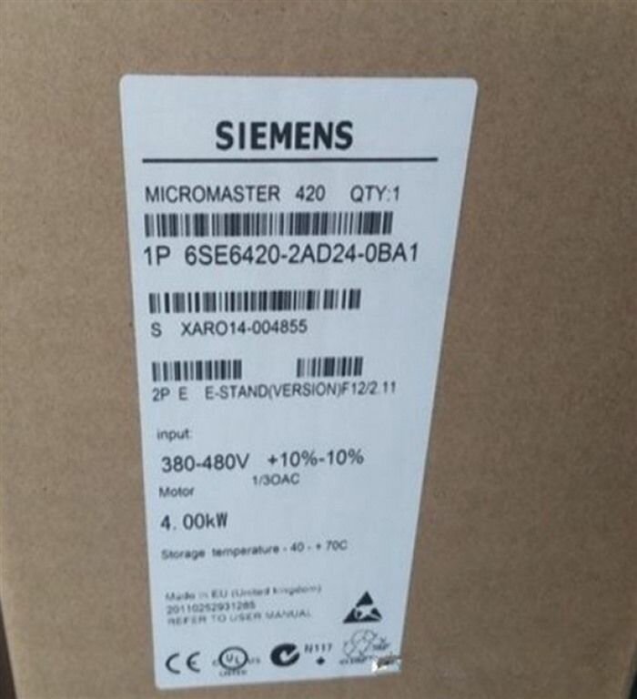 Модуль Siemens 6SE6420-2AD24-0BA1 6SE6 4202AD240BA1