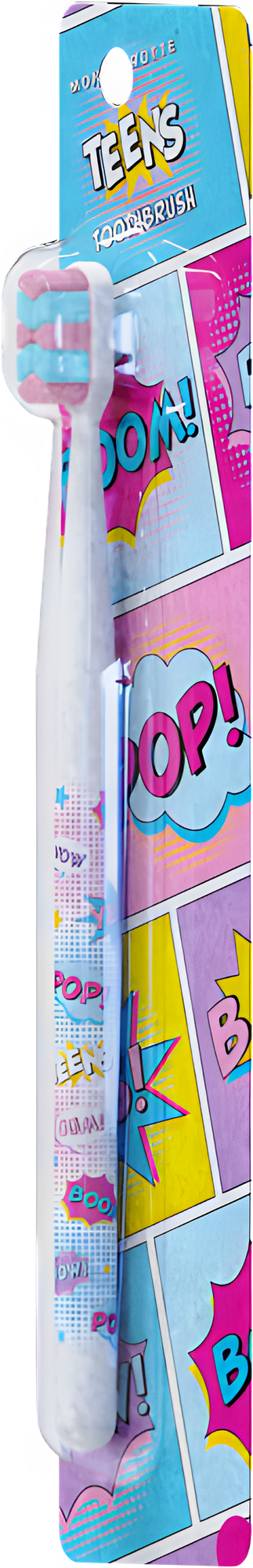 MontCarotte Зубная щетка белая для детей и взрослых White Toothbrush Teens Collection 200ml