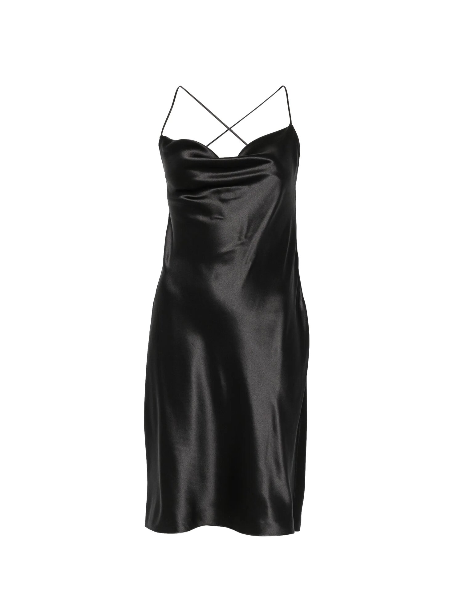 Платье Yves Saint Laurent Cowl-neck backless mini dress