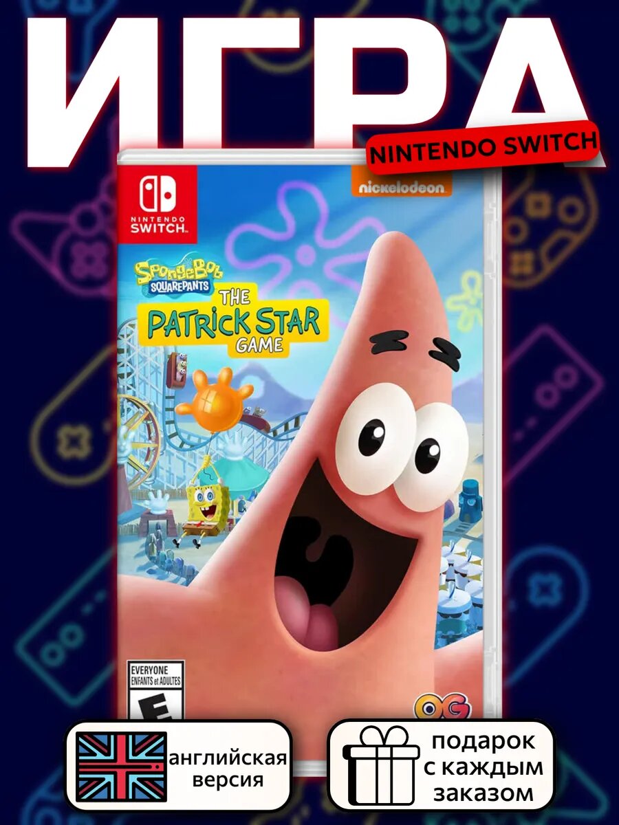 Игра Spongebob SquarePants: The Patrick Star Game, для Nintendo Switch, английская версия