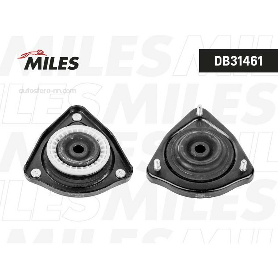 MILES DB31461 Опора амортизатора передняя (с подшипником) LADA 2190 (без ЭУР) DB31461