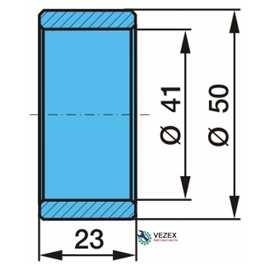 BPW 0311394100 втулка пальца рессоры !(п) 41/50x23\BPW