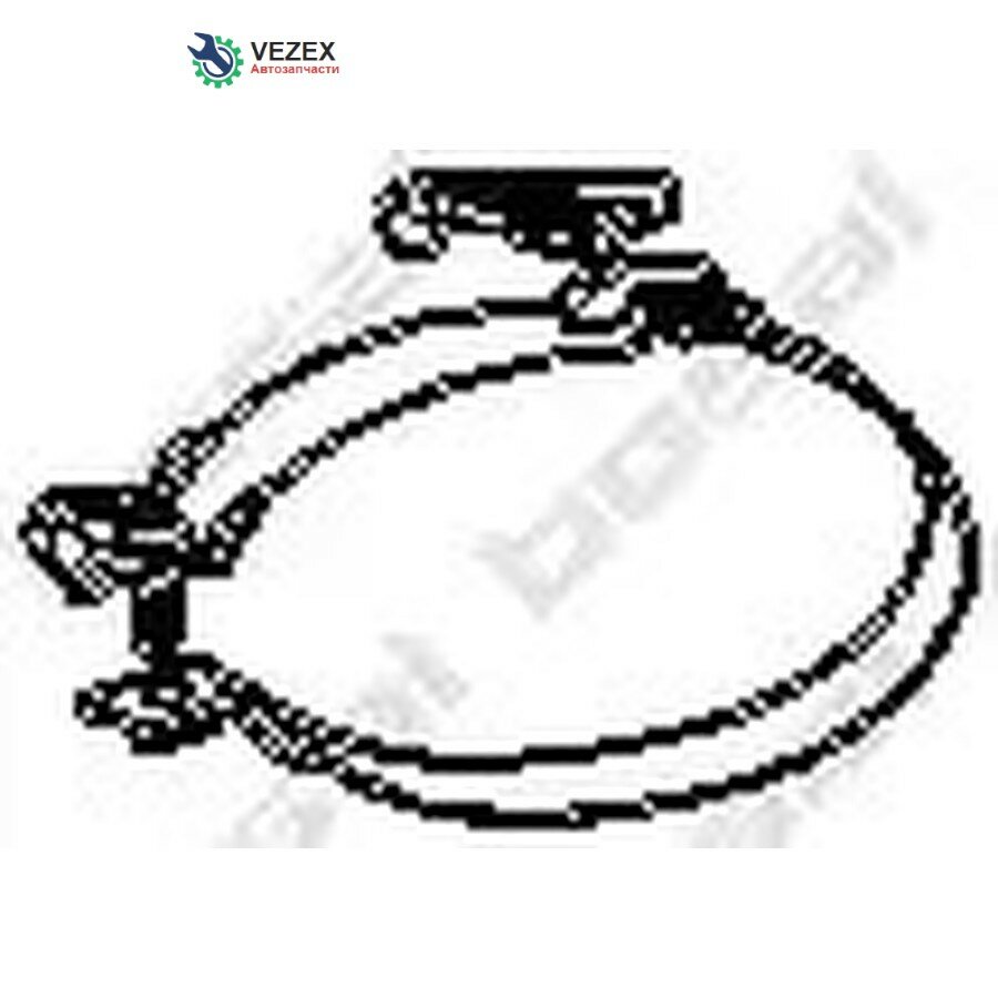 BOSAL 251-916 Хомут глушителя