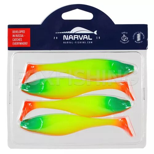 Силиконовая приманка Narval Commander Shad 12cm #026 4шт.