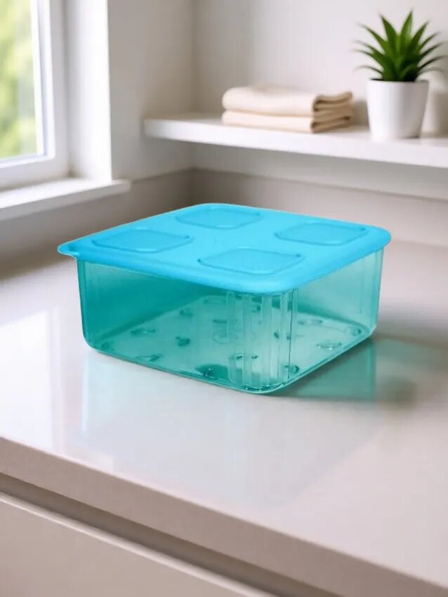 Контейнер Кристальный (1,04 л), голубой Tupperware безупречное хранение десертов и готовых блюд