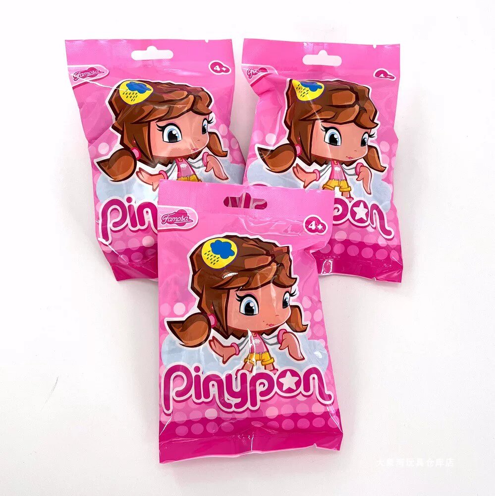 Кукла-сюрприз Famosa Pinypon, разные цвета, одна кукла, которая трансформируется и меняет выражения лица. Три слепых