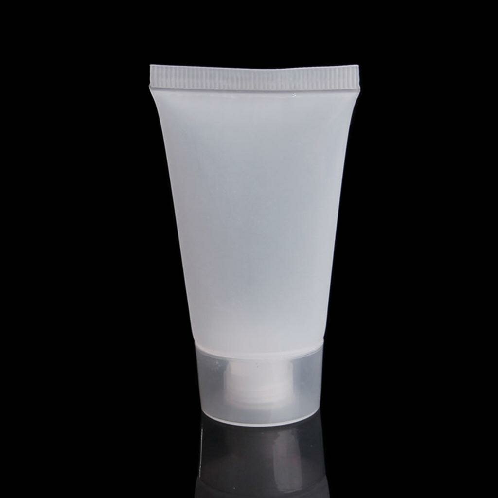Пустой прозрачный тубик для косметики, 30ml - матовый