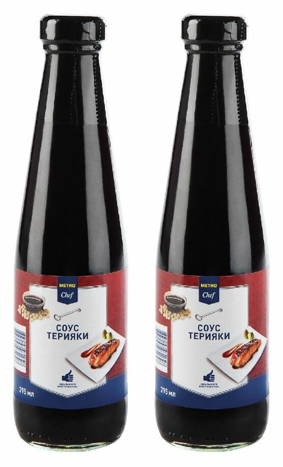 Metro Chef Соус терияки, 295 мл, 2 шт