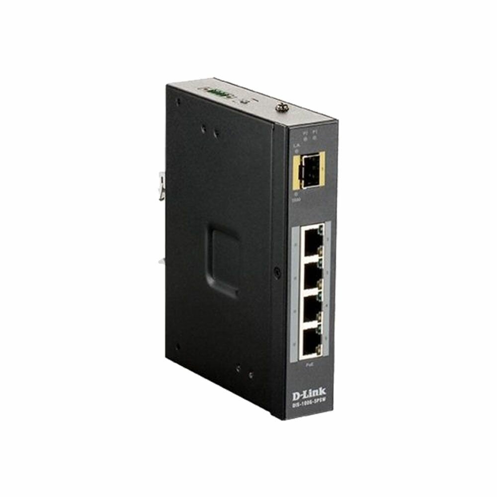 D-Link DIS-100G-5PSW/A1A коммутатор Промышленный неуправляемый PoE
