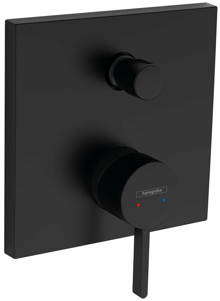 Смеситель для ванны Hansgrohe Finoris 76415670 матовый черный