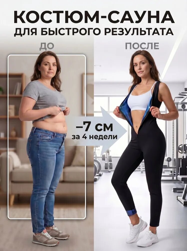 Костюм-сауна для похудения SLIPFIT
