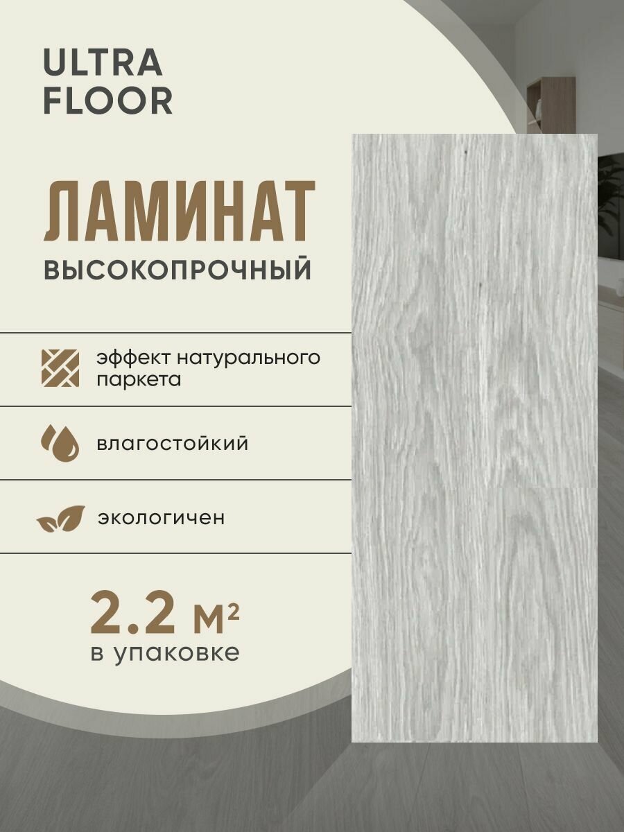 Ламинат напольный Тоскана дуб 9шт/уп 2,22м2
