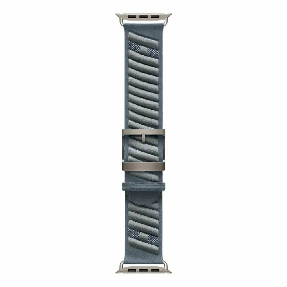 Ремешок для Apple Watch Эрмес Series 10-11 46 мм/Series 1-9 , SE , Ultra и Ultra 2 42 мм , 44 мм , 45 мм , 49 мм/ Herms тканевый ремешок, официальная новая модель
