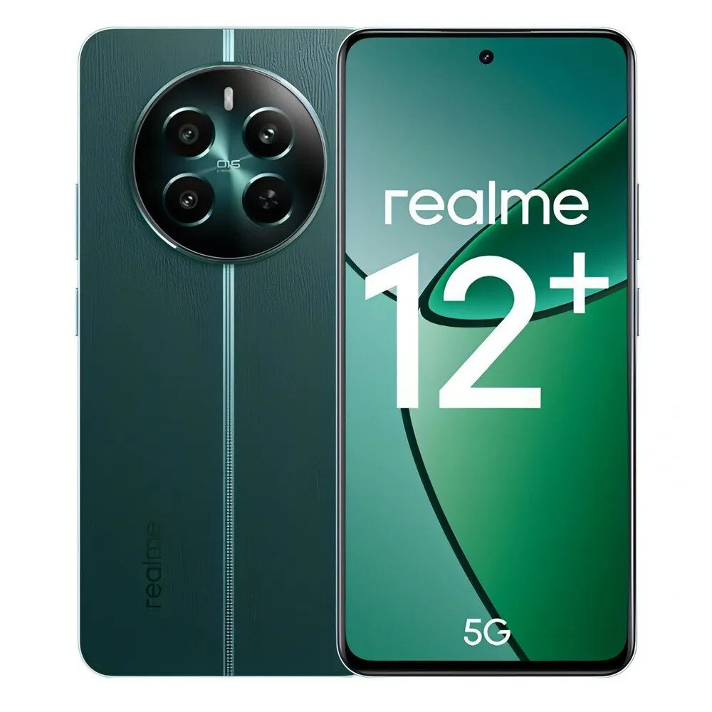 Смартфон REALME 12+ 5G 8/256Gb зеленый