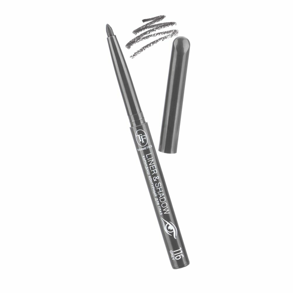 TF Cosmetics Карандаш для глаз Liner & Shadow, тон 116 серый