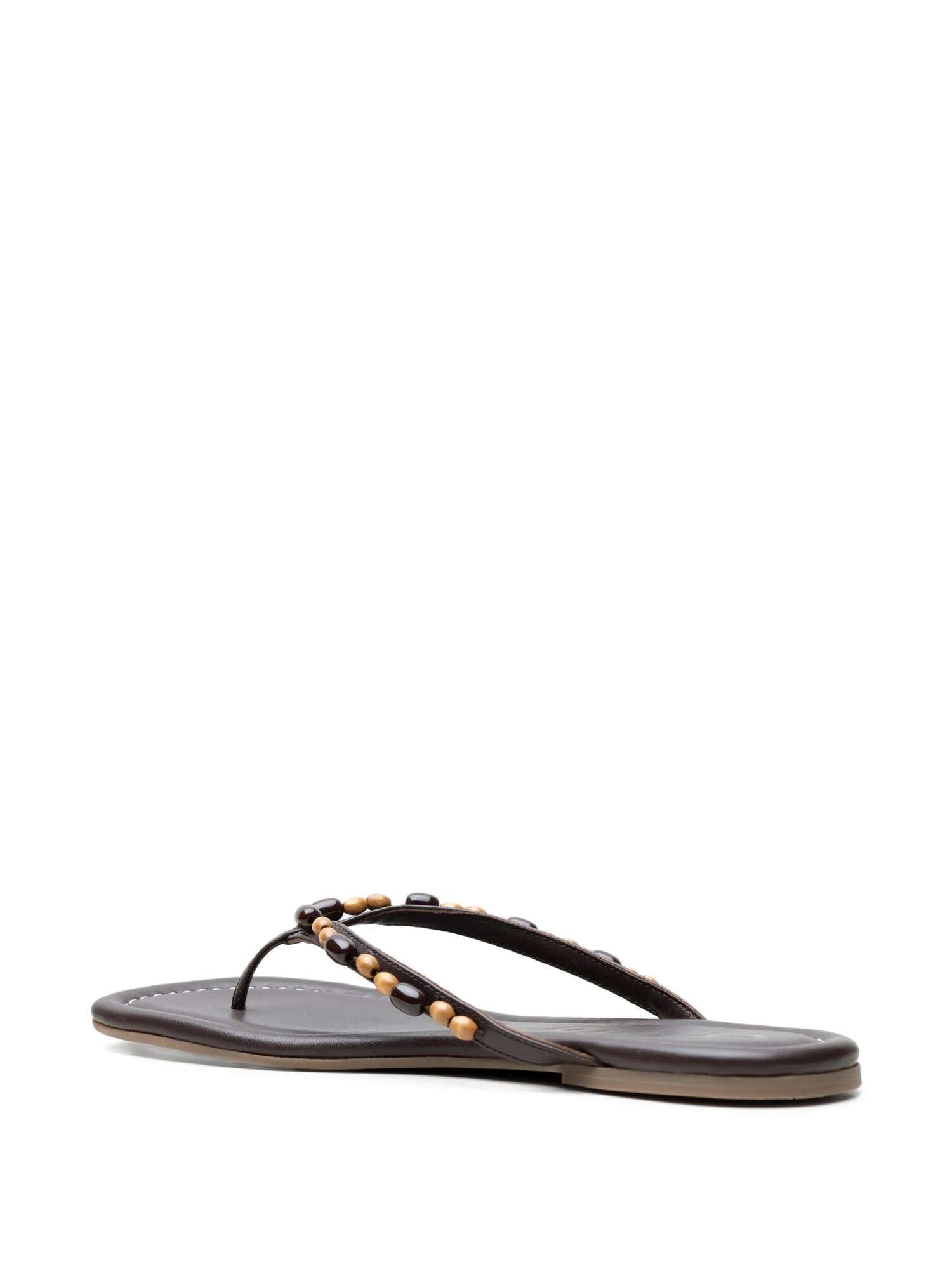 Босоножки Staud Freja flat sandals, размер 38, brown — фото 1