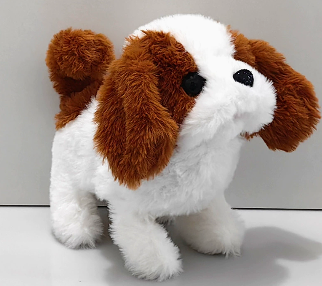 Интерактивная игрушка Electric stuffed puppy, плюшевый щенок сенбернар