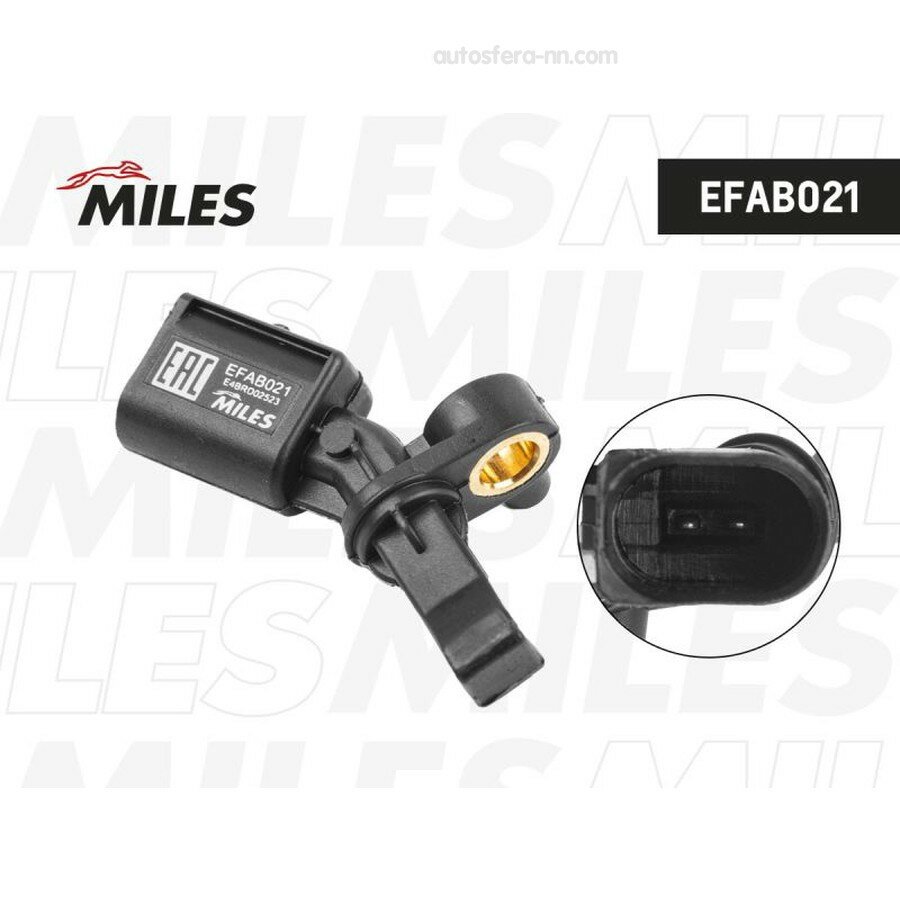MILES EFAB021 Датчик ABS VW POLO Sedan 10-/FABIA 08- задний правый