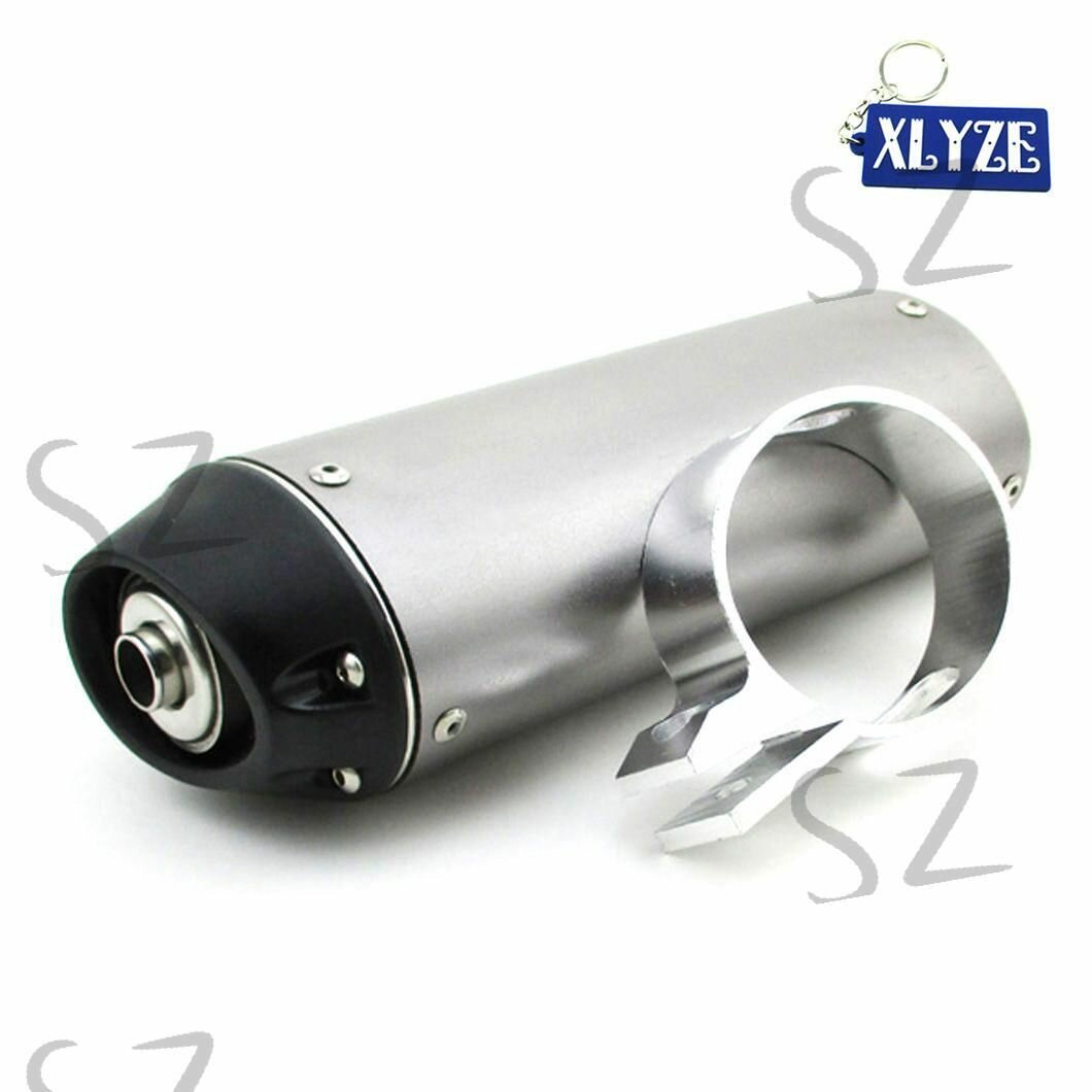 38 мм Бесшумный Бесшумный глушитель выхлопных газов XLYZE Для 125cc 140cc 150cc 160cc Пит-байк ATV Pitster GPX BSE KAYO Pit Dirt Motard Bike