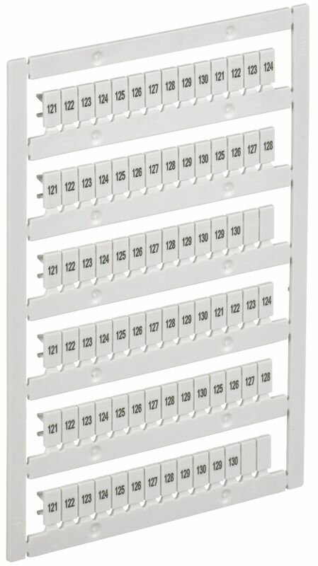 Маркер для CTS/CP 2.5кв. мм "121-130" ARMAFIX IEK AF-CT10D-M-D25-13