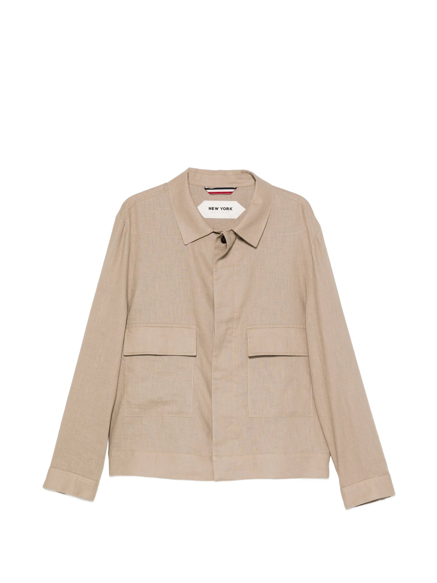 Куртка Flap-pocket button-up shirt jacket