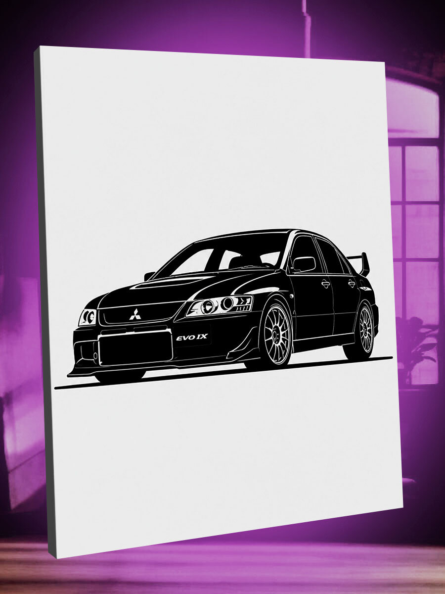Интерьерная картина Mitsubishi Lancer Evolution IX