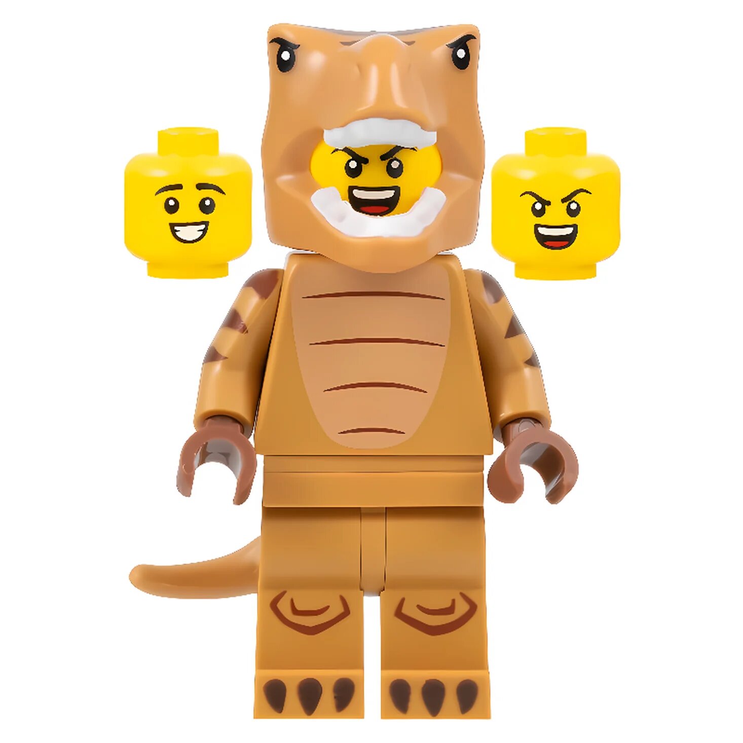 Минифигурка Lego Collectible Minifigures T-Rex Costume Fan, Series 24 (Minifigure Only without Stand and Accessories) col417 N