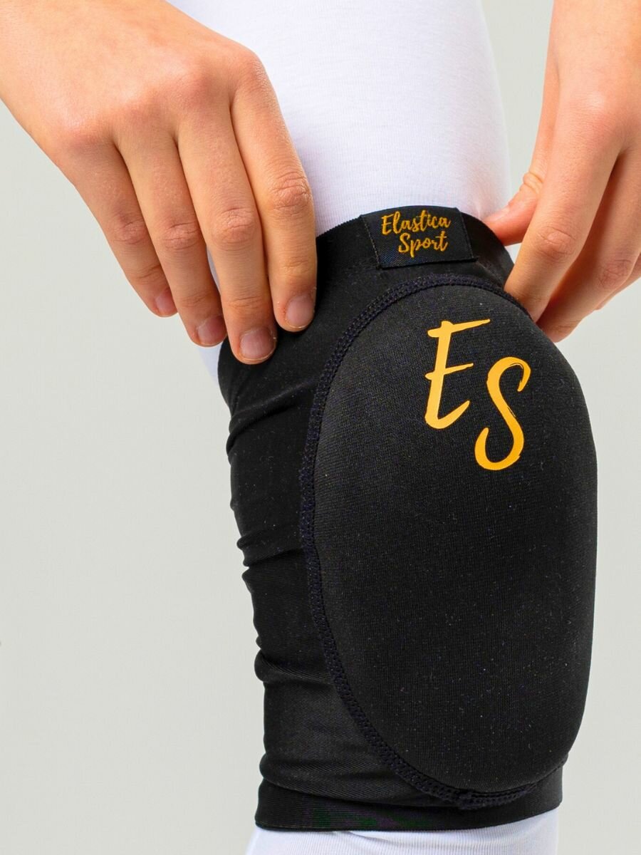 Наколенники для художественной гимнастики и танцев SLIM для детей 4-13 лет, размер M, черные